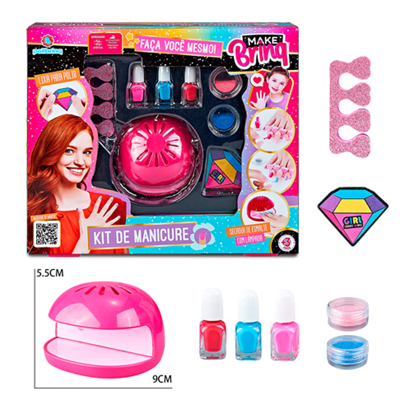 Kit Beleza Infantil Manicure MK55