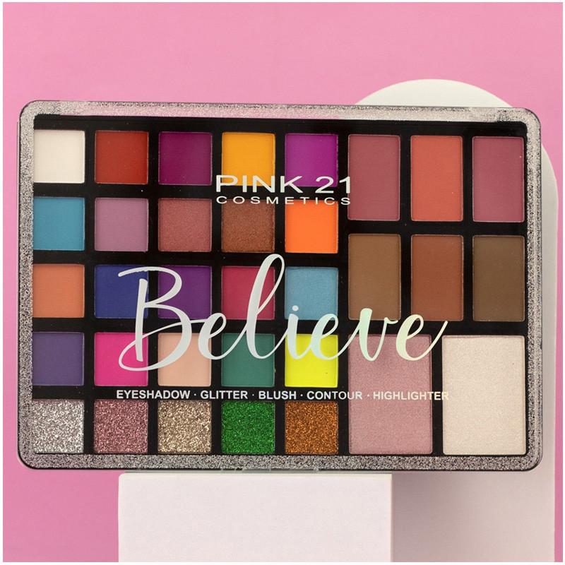 Paleta 4 em 1 Believe Pink 21 - RM MAKE-UP
