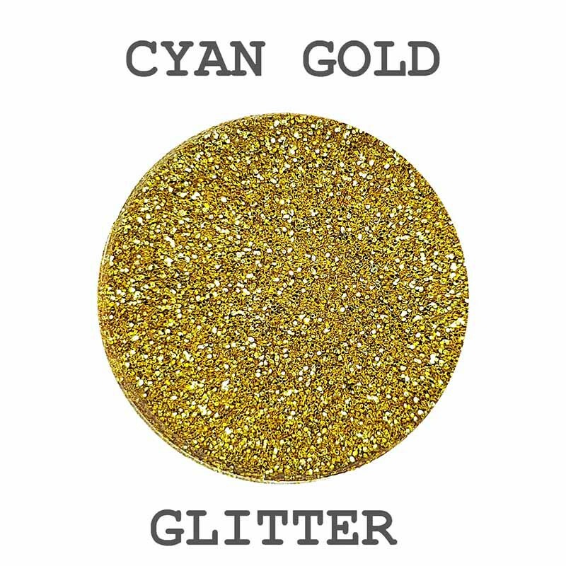 Glitter Cyan Gold Color Pigments