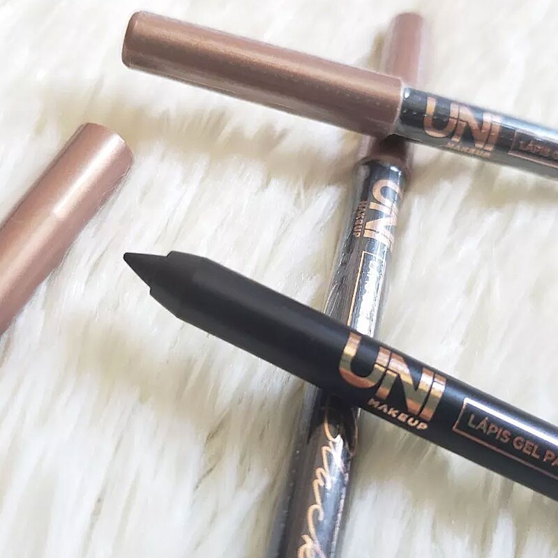 Lápis Gel para Olhos Preto Uni Makeup - RM MAKE-UP