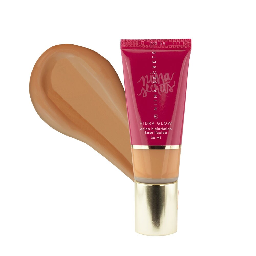 Base Líquida Niina Secrets Hidra Glow Cor 55